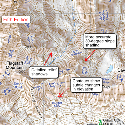 Wasatch Paper Map Fifth Edition